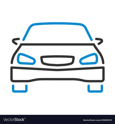 Sedan Car Icon Royalty Free Vector Image Vectorstock