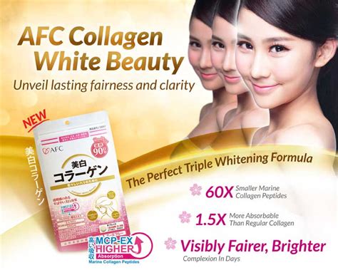 Beauty In Japan Afc Collagen White Beauty 60 Tablets