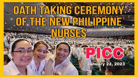 Oath Taking Ceremony Of New Philippine Nurses PICC November 2022