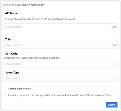 Leaderboard Yvr Developer