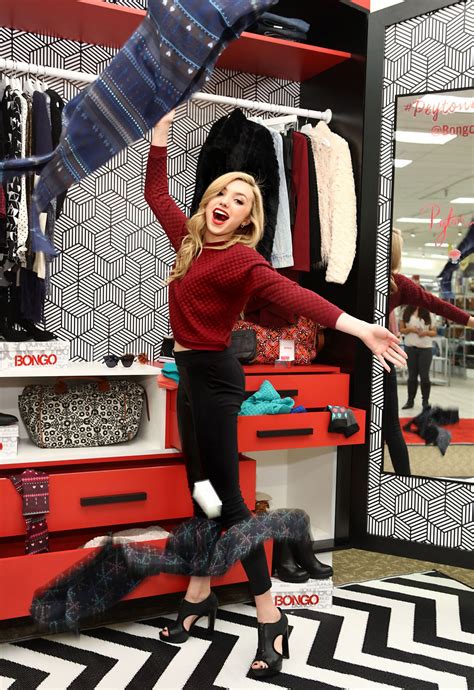 PEYTON LIST Hosts Bongo Style Event At Sears In Los Angeles 10 24 2015 HawtCelebs