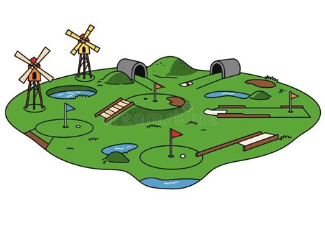 Mini Golf Club Clipart