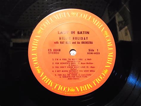 LADY IN SATIN BILLIE HOLIDAY COLUMBIA CS 8048 Bluenote Museum