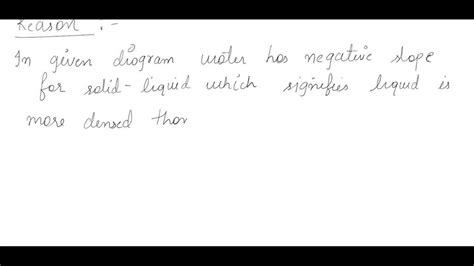 Solved Consider The Phase Diagram Shown Below And Select The Correct