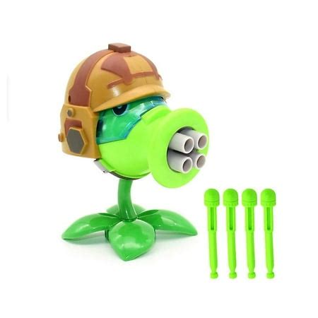 Plants Vs Zombies Peashooter Gatling Pea Shooter Pvc Action 32