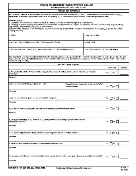 Usarec Form Fill Out Sign Online And Download Fillable Pdf 42 Off