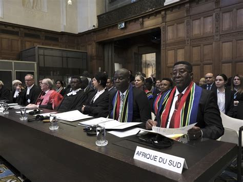 South Africa Tells Un Top Court Israel Is Committing Genocide In Gaza