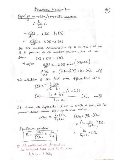 Complex Reactions Pdf