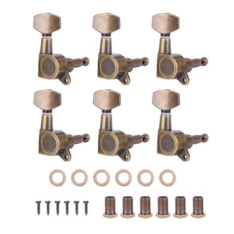 Tuning Pegs Tuners Machine Heads For Acoustic Electric Guitar 6r