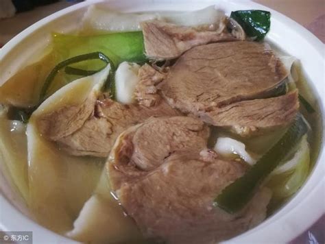 河南經典美食之羊肉燴麵 每日頭條