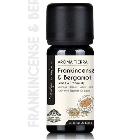 Frankincense And Bergamot Essential Oil Blend Aroma Tierra
