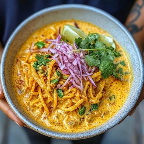 Easy Homemade Khao Soi Recipe Thai Coconut Curry Noodles Simply