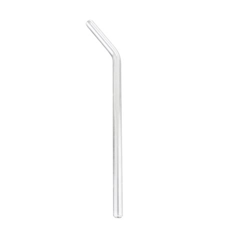 5 Pack Reusable Glass Drinking Straws 7 X 8 Mm Smoothie Straws For