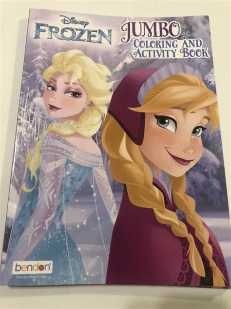 Disney Princess Frozen Jumbo Coloring And Activity Book By Bendon Elsa