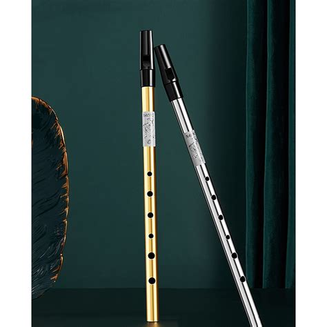 Metal Six Hole Recorder Short Flute Small Flute Portable Etsy Uk