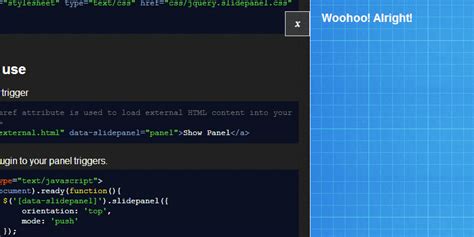Slidepanel Jquery Sidebar Plugin Bypeople