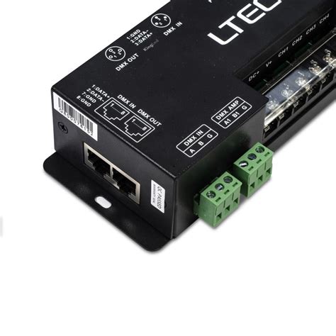 Decoder DMX DC 5 24V 4x 6A Per Strip Led Ltech LT 840 6A En