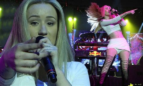 Iggy Azalea Wows Palm Springs Performing In Crop Top Pantie Skirt And