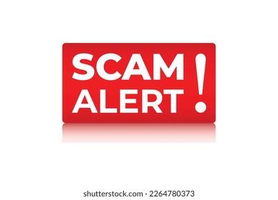 Scam Alert Security Vector Design Stock Vector Royalty Free