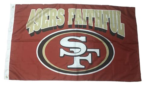 San Francisco 49ers Faithful Flag Etsy