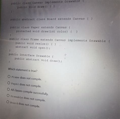 ```java Public Class Canvas Implements Studyx