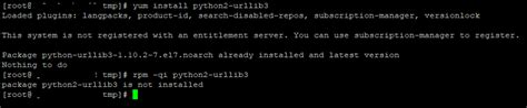 Yum Package Already Installed But Rpm Q Shows Not Installed Server