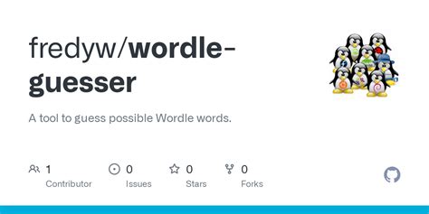 GitHub Fredyw Wordle Guesser A Tool To Guess Possible Wordle Words