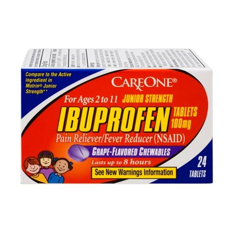 Ibuprofen 100 Mg Chewable Tablet At Chastity Dowling Blog