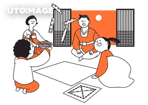 유토이미지 행복한가족 009 Vector Illustration Illustration Banner Printing