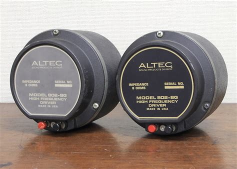 Altecアルテック 802 8g ドライバーペア 中古オーディオ専門店 Just Friends ジャストフレンズ