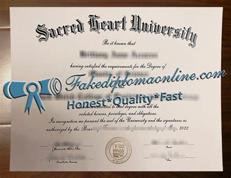 Where Can I Buy A Fake Sacred Heart University Degree Online