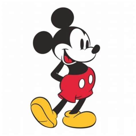 Mickey Mouse Peel And Stick Giant Wall Decals Red Pack Of 4 4 Frys Food Stores
