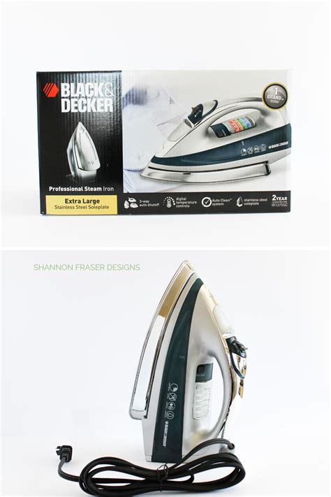Black And Decker Professional Steam Iron Review Shannon Fraser Designs