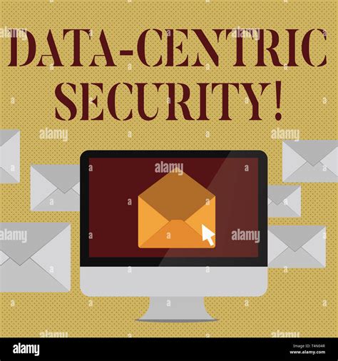 Writing Note Showing Data Centric Security Business Concept For Identify And Protect Data