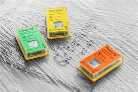 Freeze Indicator Monitoring Transport And Shipment Freeze Tag