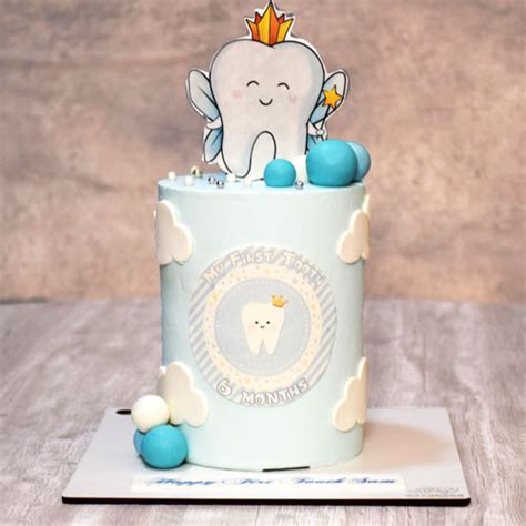 مینی کیک پسرانه جشن دندونی