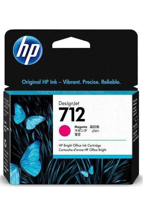 Hp 712 Magenta Kırmızı 29ml Plotter Kartuşu 3ed68a Fiyatı Yorumları