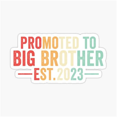 Promoted To Big Brother Est 2023 Pregnancy Announcement Christmas