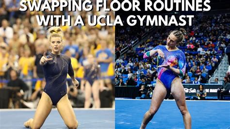 Learning A Ucla Gymnasts Floor Routine Youtube