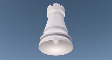 3d Model Chess Piece Rook Turbosquid 1220151