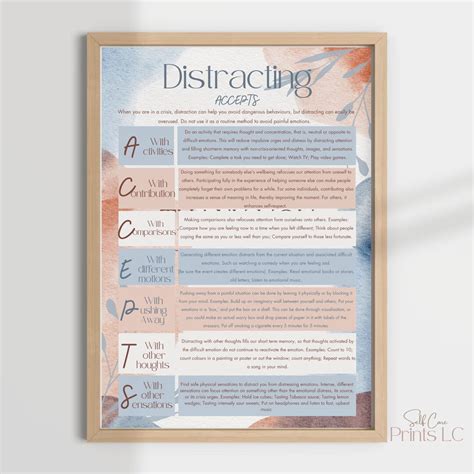 Dbt Accepts Distracting Distress Tolerance Crisis Survival Skill