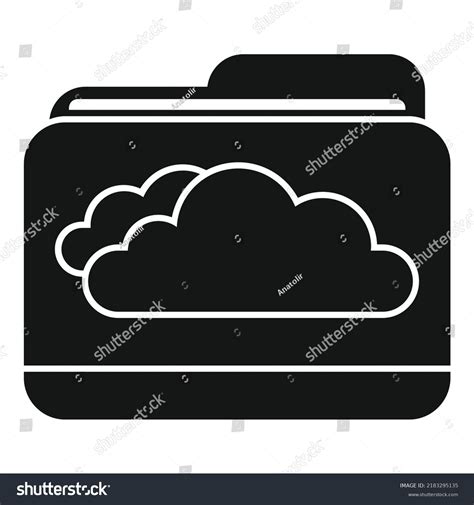 Access Cloud Folder Icon Simple Vector Stock Vector Royalty Free 2183295135 Shutterstock