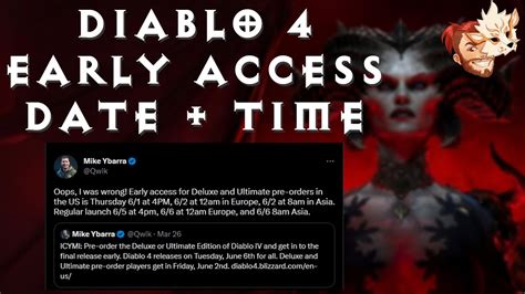 Heres The Exact Time Diablo 4 Early Access Begins And How To