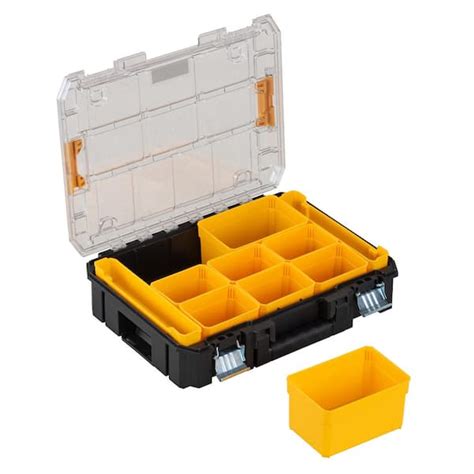 Dewalt Tstak Iv Stackable 18 Compartment Double Shallow Drawer Small