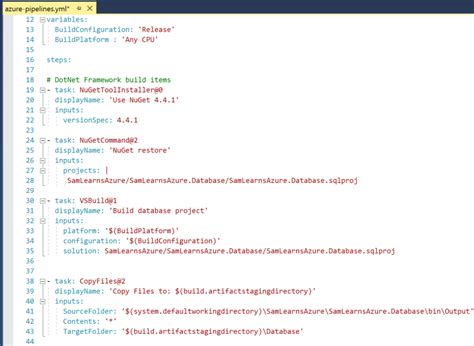Setting Up Our Database And Integrating It With Our Web Service Sam Learns Azure