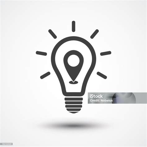 創意圖示地圖引腳圖示位置創意 圖示引筆符號燈泡圖示燈指示燈向量圖形及更多互聯網圖片 互聯網 全球性 創新 Istock