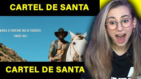 Escucho A Culón Culito Cartel De Santa Reaccion Youtube