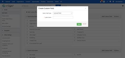 Advanced Custom Fields Vtiger Experts