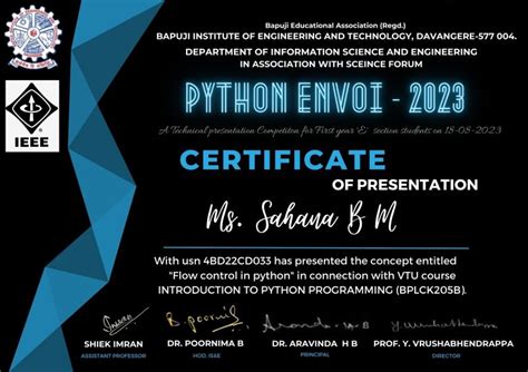 Sahana B M On Linkedin Python Flowcontrol Programming