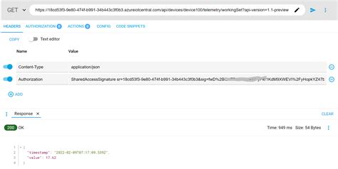 How To Call An Iot Central Rest Api Get Operator From An Esp8266